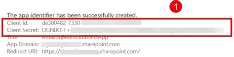 create amazon bedrock kb with sharepoint app only auth