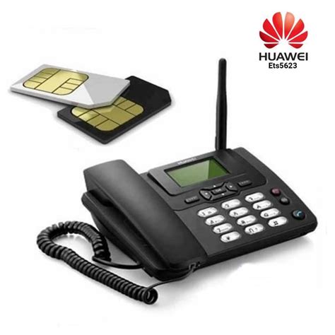 Black Huawei Single Sim GSM Telephone Set