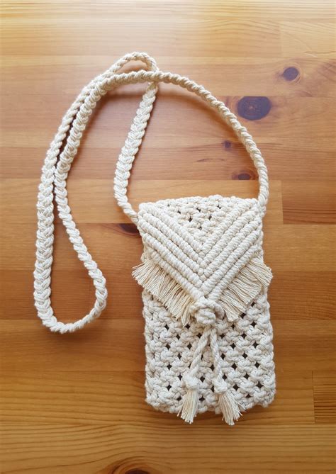 diy macrame phone bag easy artofit