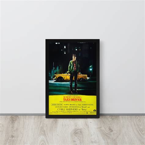 Taxi Driver 1976 Vintage Movie Poster Etsy