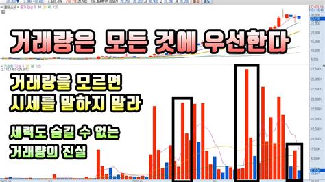 거래량의 비밀 거래량은 모든 것에 우선한다 무조건 거래량이 답이다 40 Youtube