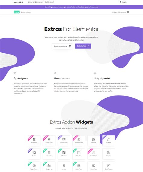 Extras For Elementor Wordpress Plugin