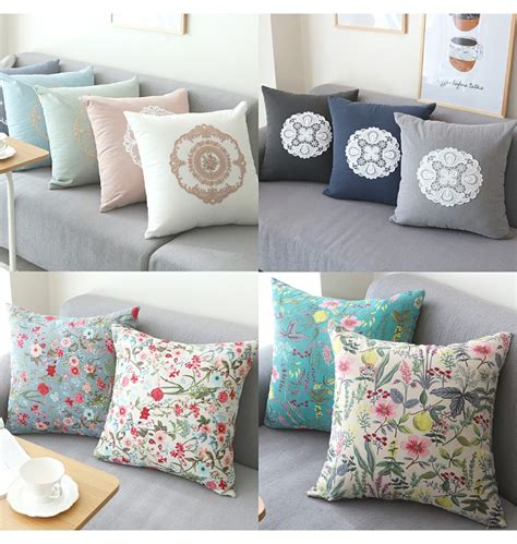 국산 쇼파 쿠션 커버 거실 소파 인테리어 북유럽 사각 티몬