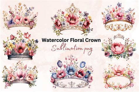 Floral Crown Clip Art