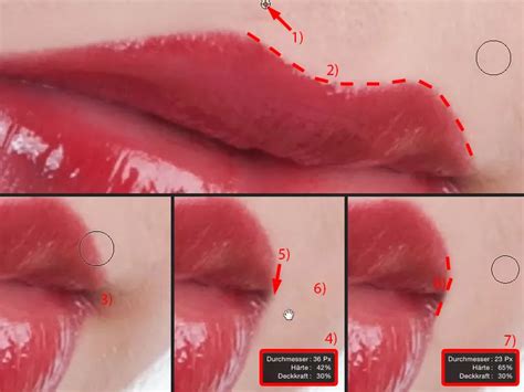 Looks And Styles With Photoshop Lip Retouching
