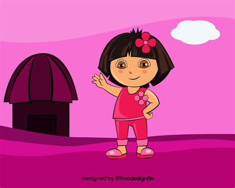 Dora The Explorer Cartoon Vector Free Download