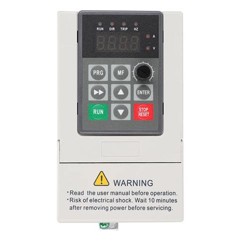 Buy 110v Frequency Drive 075kw 7a Single Phase Input 3 Phase Output