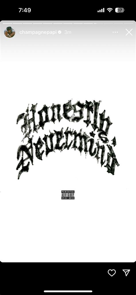 Drake Posts Alternate Covers To Honestly Nevermind Rdrizzy