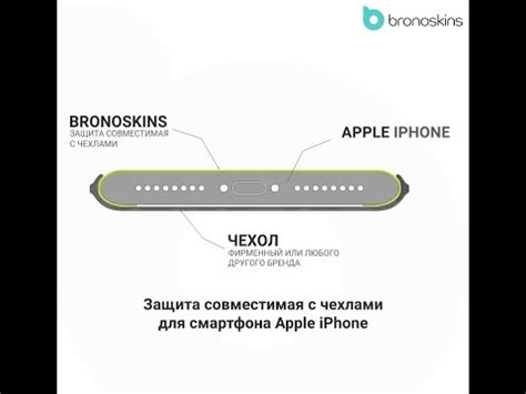 Как наклеить защиту Bronoskins совместимую с чехлами? Защитная пленка и ...