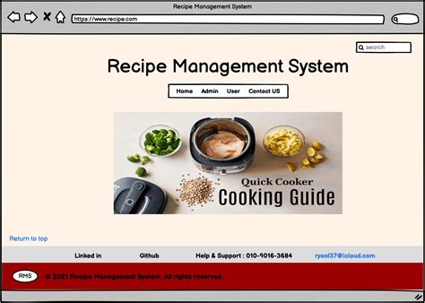 GitHub ryeol RecipeManagementSystem 이 프로젝트는 관리자와 사용자로 나누어 레시피를 관리하기위한 시스템을 만드는 것을 목적으로 합니다