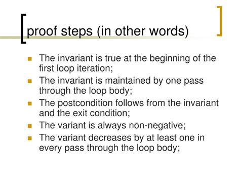 Ppt Loop Variant And Invariant Powerpoint Presentation Free Download