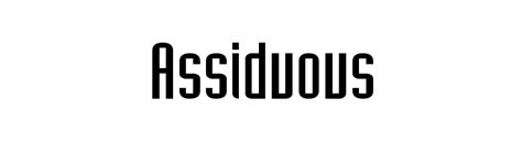 Assiduous Font