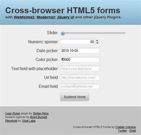 16 Useful Html5 And Css3 Forms Tutorial