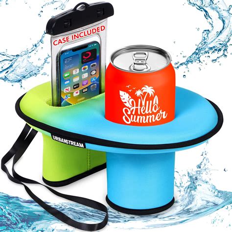 4 Pcs Neoprene Floating Drink Holder For Pool Medium Size