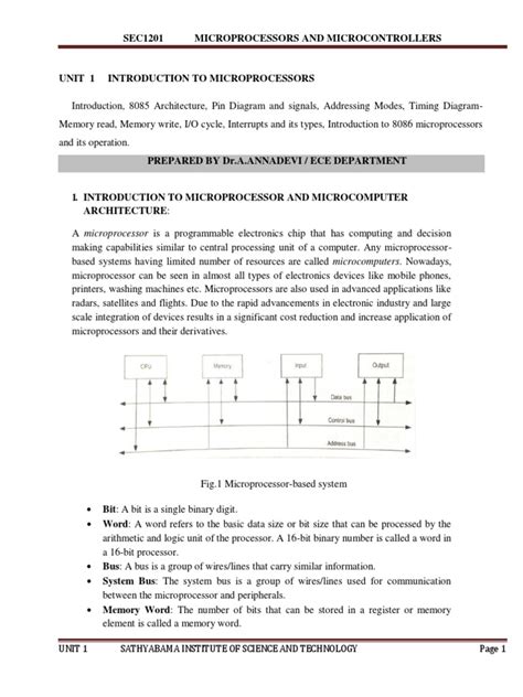 Introduction To Microprocessors Pdf Microprocessor Central