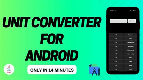 Unit Converter App For Android Using Java Full Project Youtube