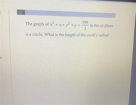Practice Test 3 Math Sections Module One Question 27 The Answer Is 10 How R Sat