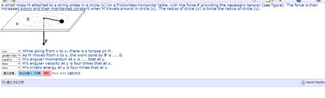 Solved A Small Mass M Attached To A String Slides In A