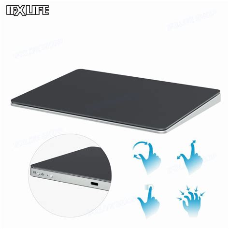 IFXLIFE Bluetooth Touchpad Multi Function Gestures Trackpad Rechargeable Wireless Touchpad For