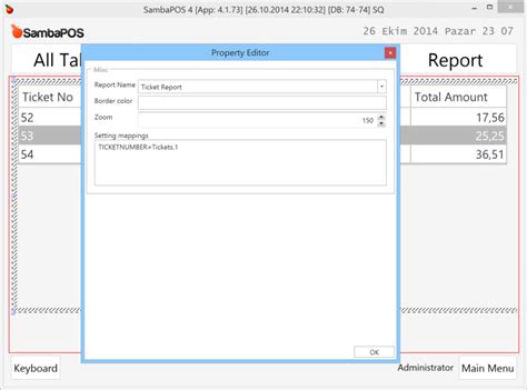 9 1 7 custom report table views sambapos knowledgebase