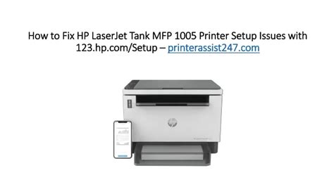 PPT How To Fix HP LaserJet Tank MFP Printer Setup Issues With Hp Setup PowerPoint
