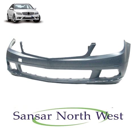 For Mercedes Benz C Class Front Bumper No Wash Jet Or Sensor Holes Se