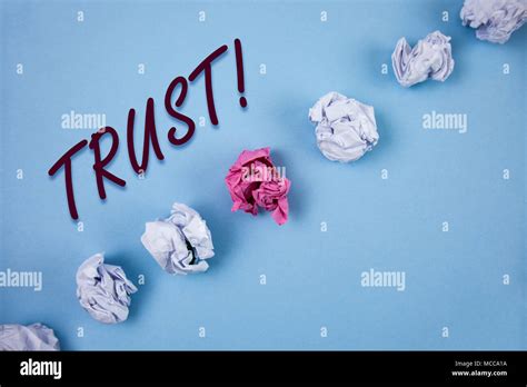 Handwriting Text Writing Trust Motivational Call Concept Meaning