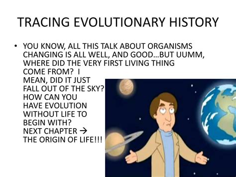 ppt tracing evolutionary history powerpoint presentation free