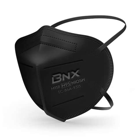 Bnx 10 Pack N95 Mask Black Respirator Niosh Approval Tc 84a 9315