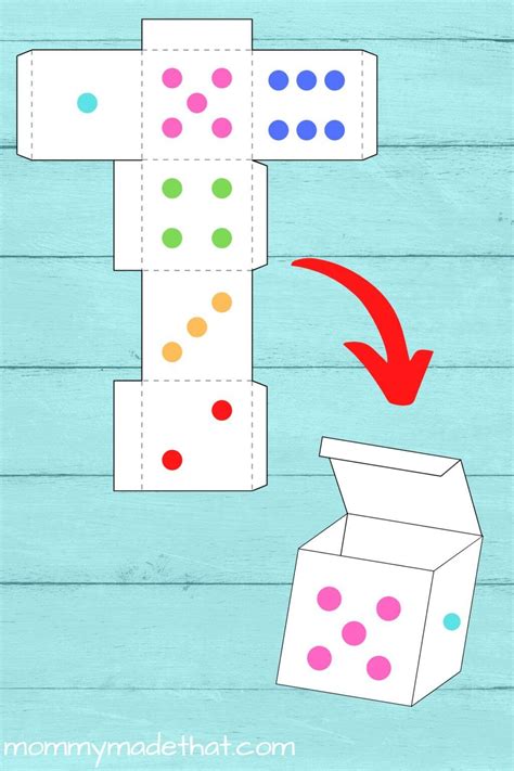 Printable Dice Template How To Make Paper Dice Artofit