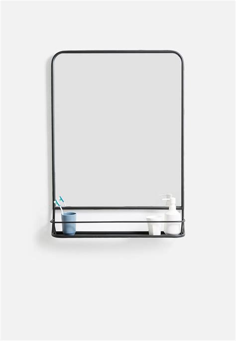 Iron Rectangular Shelf Mirror Sixth Floor Decor Accessories Superbalist Com