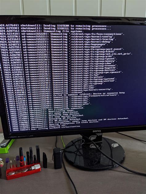 Kvm Exiting Hardware Virtualization Shutdown Error R Archlinux