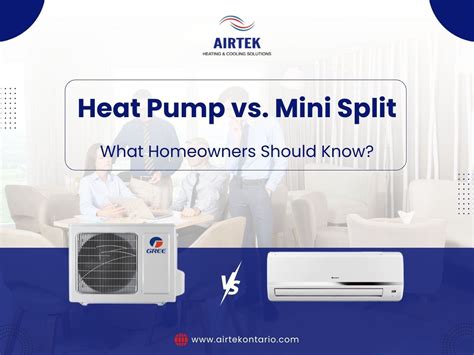 Heat Pump Vs Mini Split What Homeowners Should Know Airtek