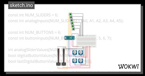 deej code en diagram wokwi esp32 stm32 arduino simulator