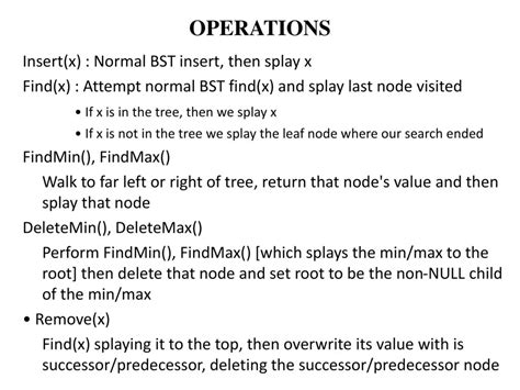 splay tree features binary search tree self adjusting balanced tree