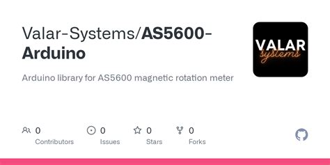 Github Valar Systemsas5600 Arduino Arduino Library For As5600