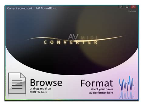 using av midi converter with soundfonts support to convert midi to mp3
