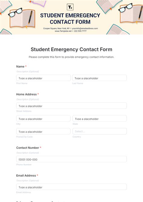 Free Student Application Form Template To Edit Online