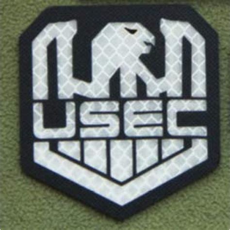 Ir Usec Escape From Tarkov Infrared Reflective Tactical Embroidery Patch Hook And Loop Morale