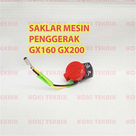 Jual Saklar On Off Mesin Penggerak Gx Switch Gx Stop Kontak Engine Shopee Indonesia