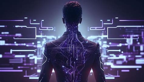 Premium Ai Image Data Flow Networking Manager Work With Holograms Digital Data Netwoking