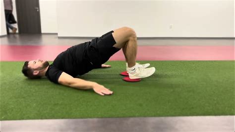 Slider Hamstring Curl Youtube