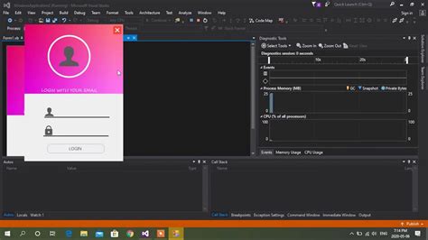Design Login Ui In Visual Basic Net And C For Beginner Youtube