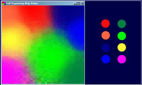 Matlab How Does One Visualize The Self Organizing Map Of N
