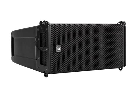 rcf hdl6 a 1400w dual 6 active line array module black
