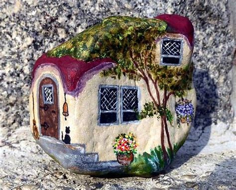 Вот такой декор из камней сделали для дачи. | OK.RU | Rock painting art ...
