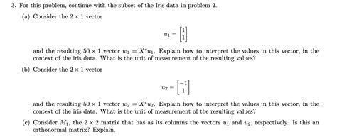 Solved 3 For This Problem Continue With The Subset Of The