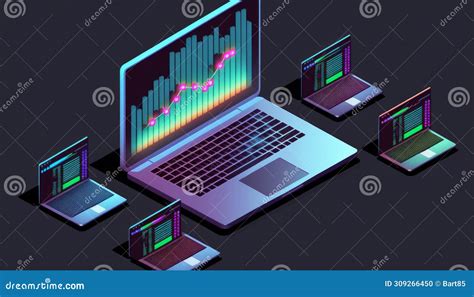 Business Analytics Concept With Metrics And Key Performance Indicators Graph And Chart On Laptop