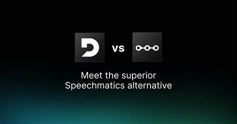 compare speechmatics speech to text alternatives deepgram