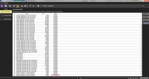 flight log downloads timeout can t access flight data using